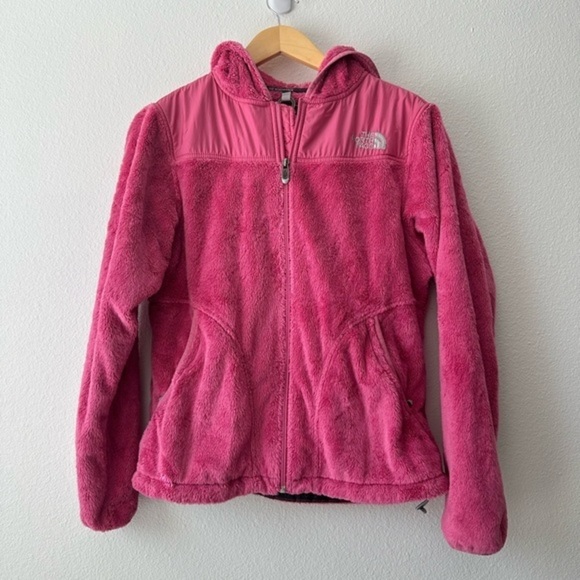 The North Face | Jackets & Coats | The North Face Pink Fuzzy Jacket M ...